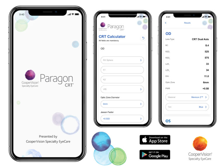CooperVision Launches New Mobile App for Fitting Paragon CRT and Dual ...